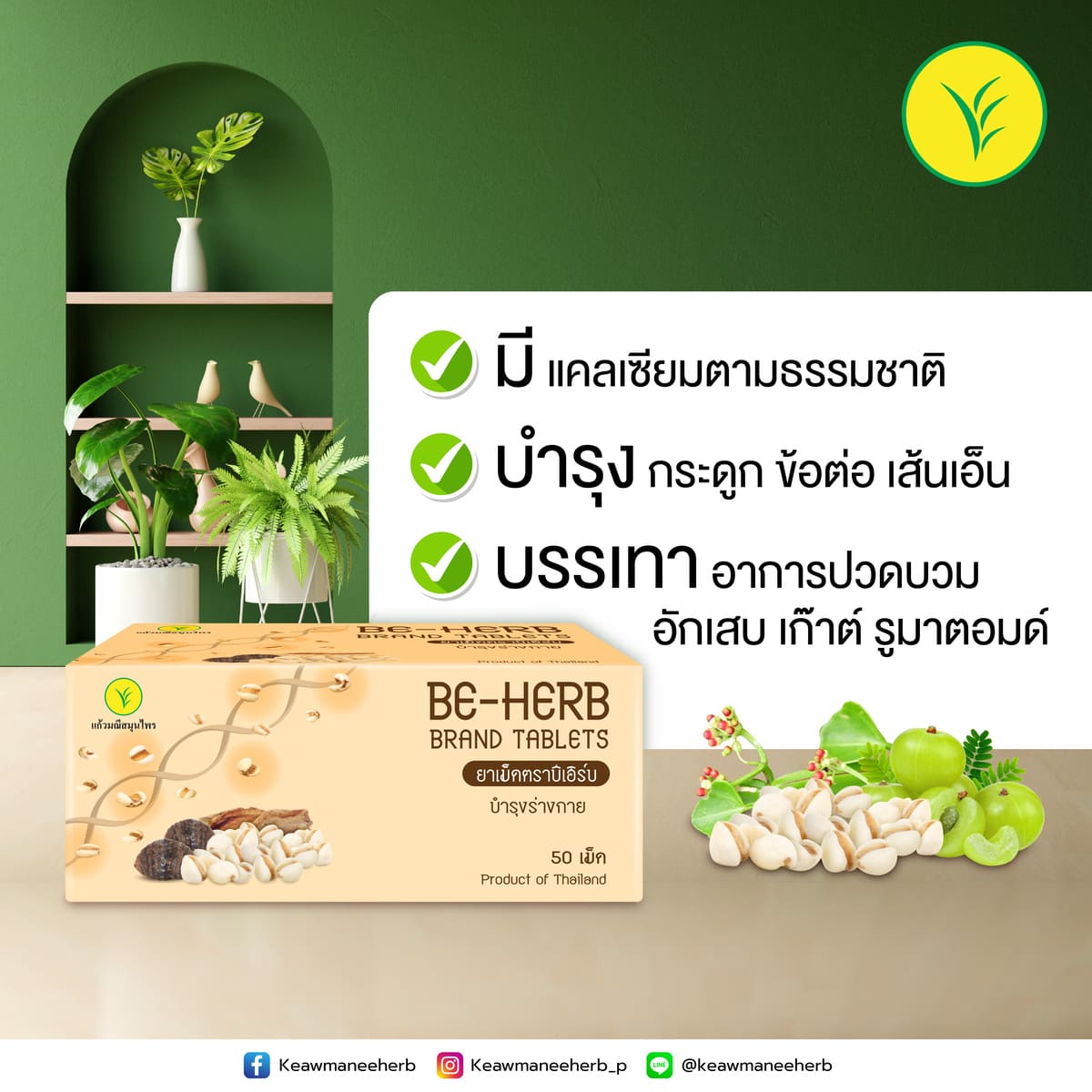 ยาเม็ดตราบีเฮิร์บ BE-HERB BRAND TABLETS - ห้างหุ้นส่วนจำกัด แก้วมณีสมุนไพร รับผลิต OEM รับตัวแทน ...